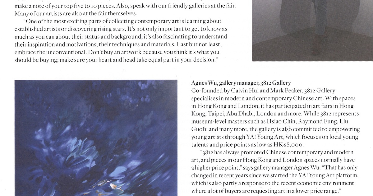 #legend | Where to begin as an art collector | 3812 Gallery